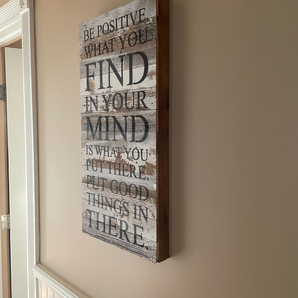 Art | Positive Affirmation Wooden Sign | Poshmark